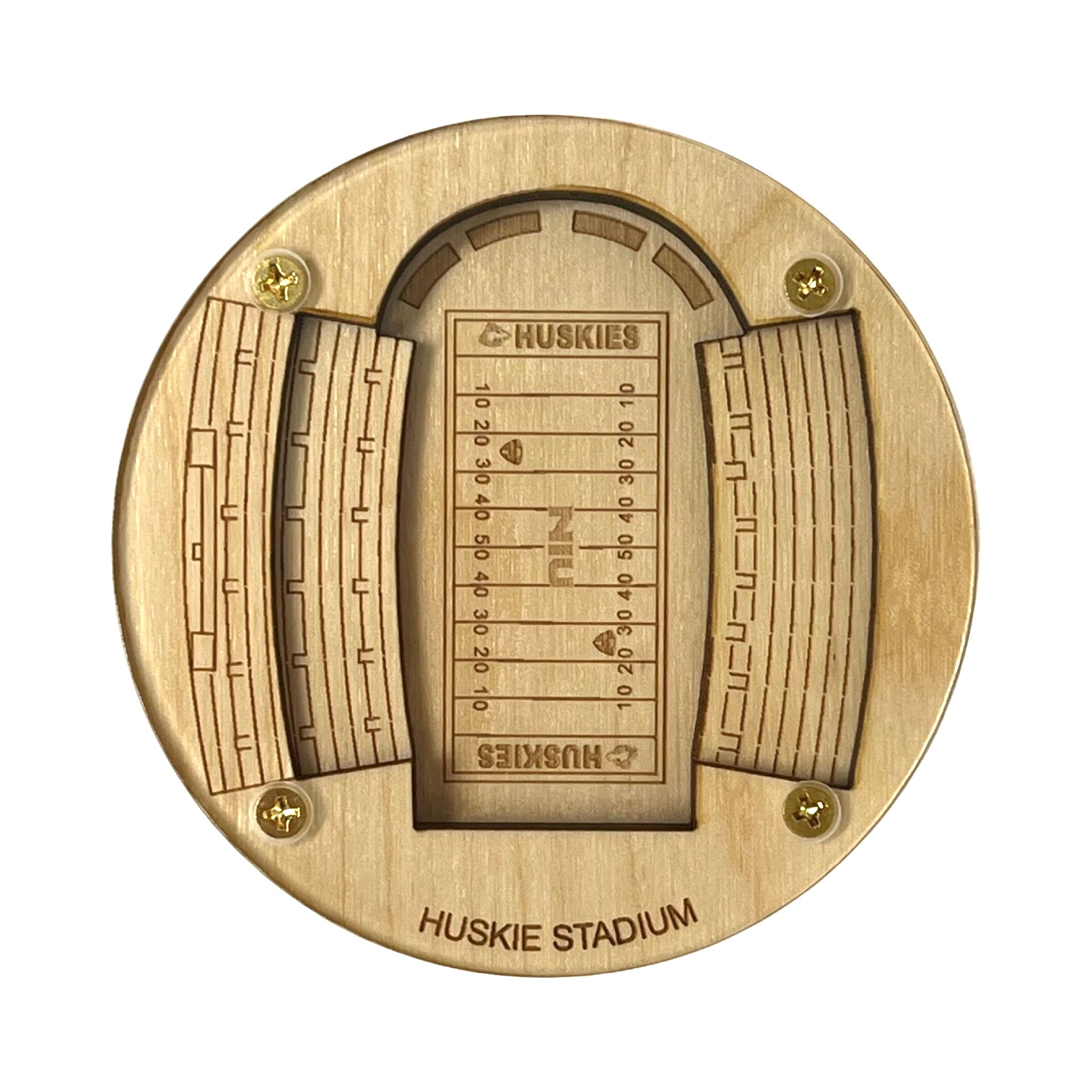 DeKalb, Illinois Coaster Art (Huskie Stadium) – StadiumMapArt