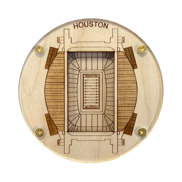 Houston, Texas Coaster Art (NRG Stadium) – StadiumMapArt