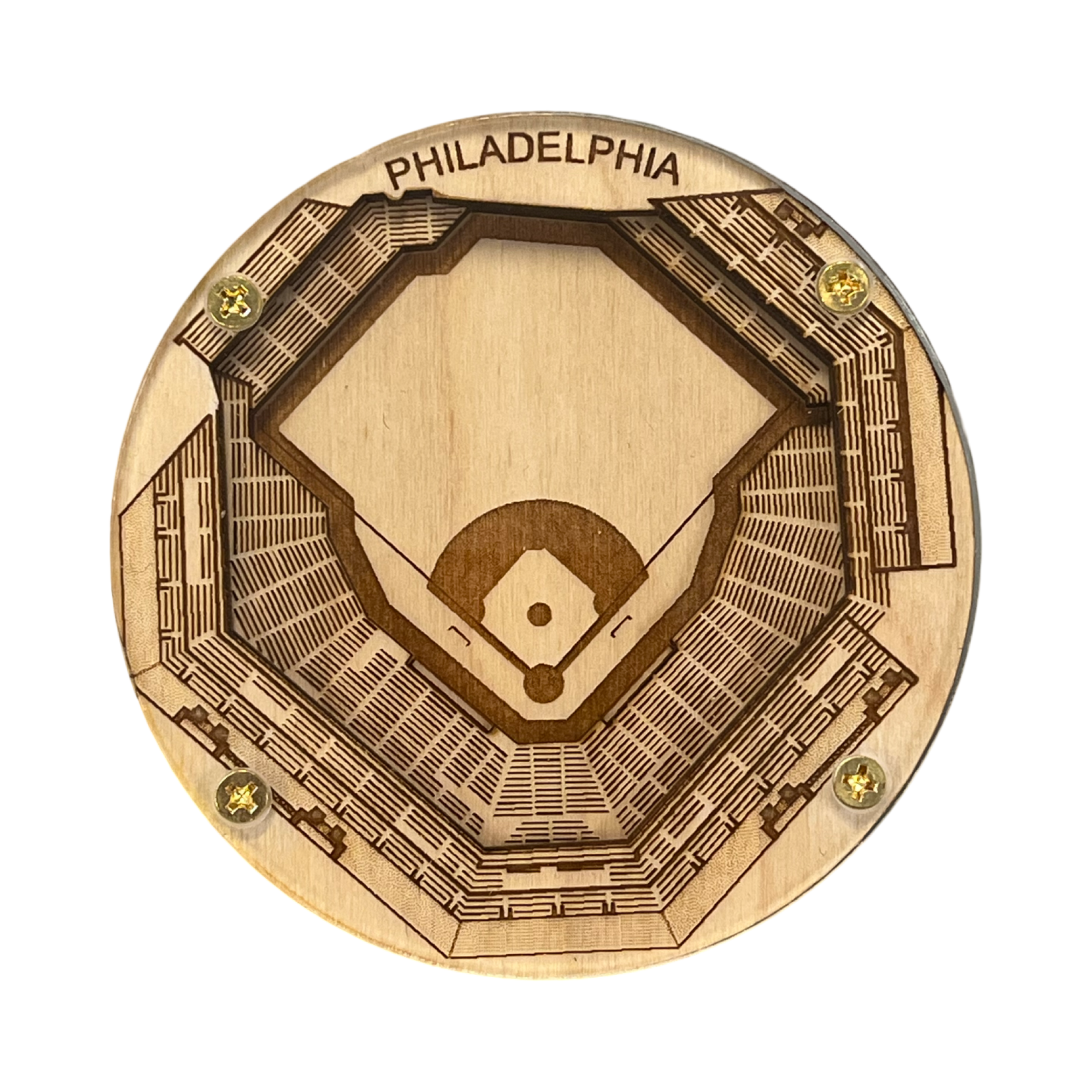 Philadelphia, Pennsylvania Coaster Art (Citizens Bank Park) – StadiumMapArt