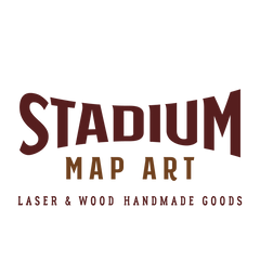 Stadium Map Art | Custom Laser-Engraved Maps – StadiumMapArt