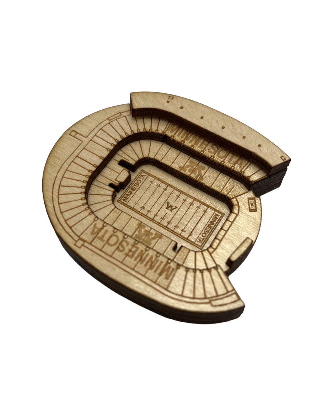 Minneapolis, Minnesota Magnet Art (Huntington Bank Stadium) – StadiumMapArt