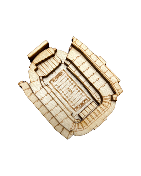 Fayetteville, Arkansas Magnet Art (Donald W. Reynolds Razorback Stadium)