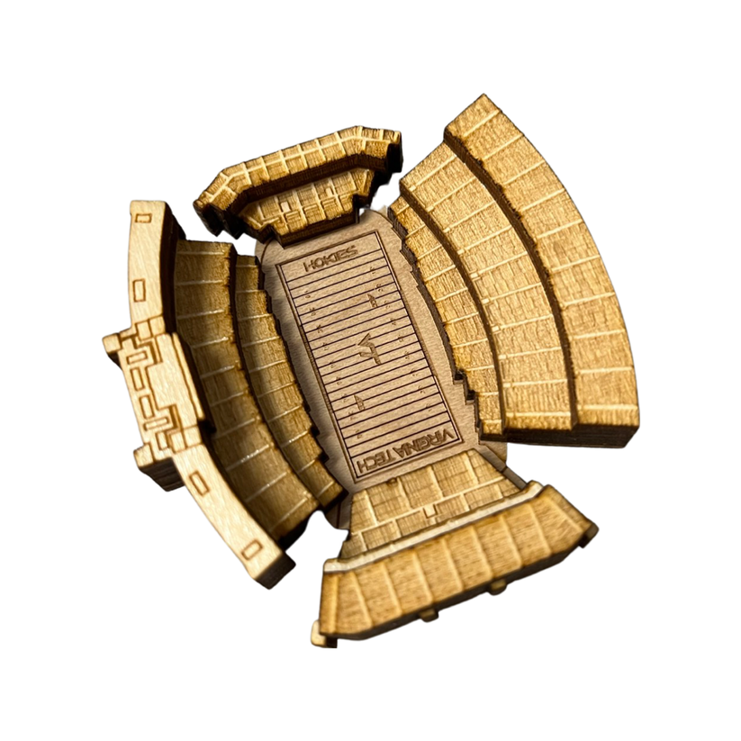 Blacksburg, Virginia Magnet Art (Lane Stadium) – StadiumMapArt